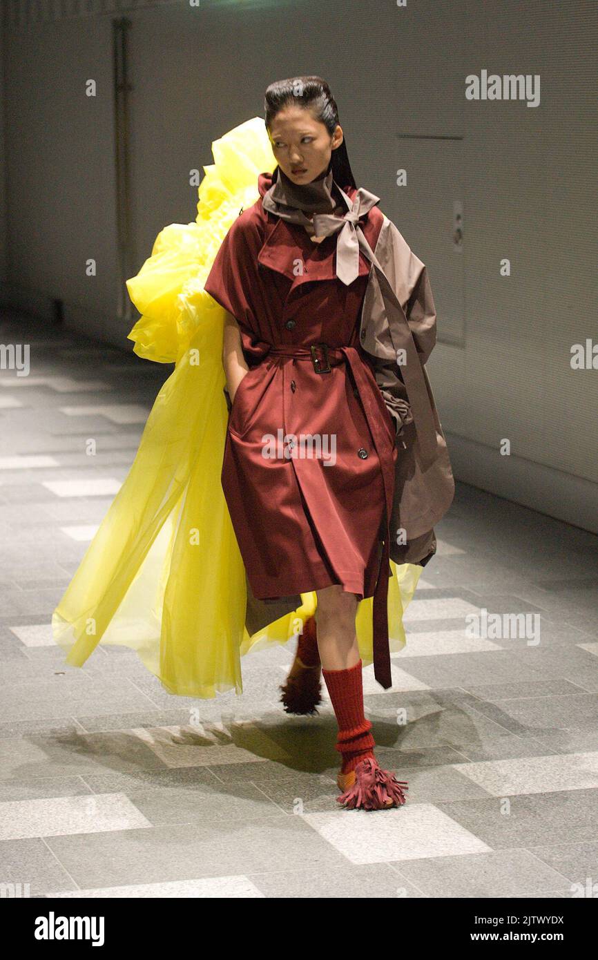 Tokyo, Japan. 1st Sep, 2022. Runway model, September 1, 2022 - Fashion ...