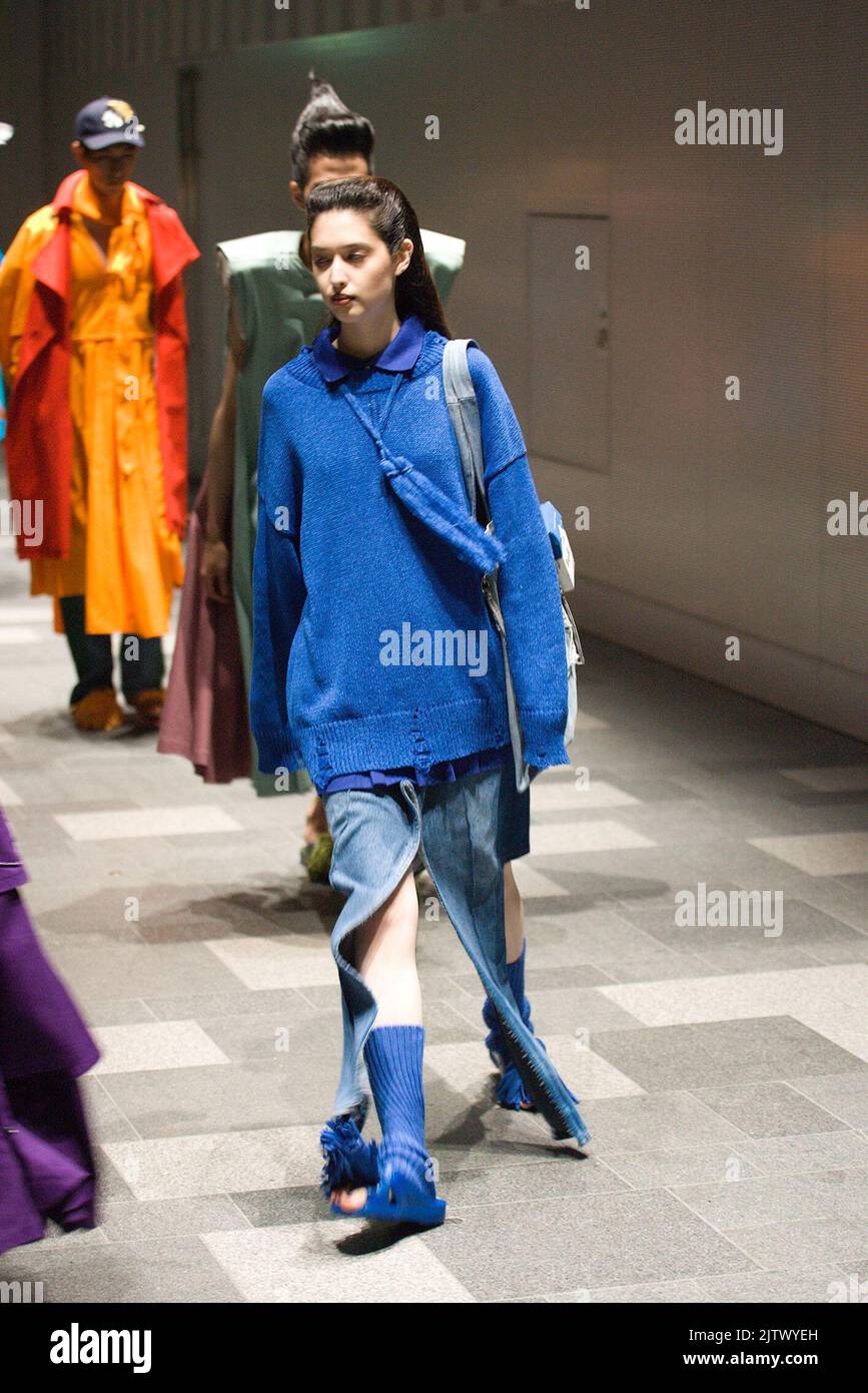 Tokyo, Japan. 1st Sep, 2022. Runway model, September 1, 2022 - Fashion ...