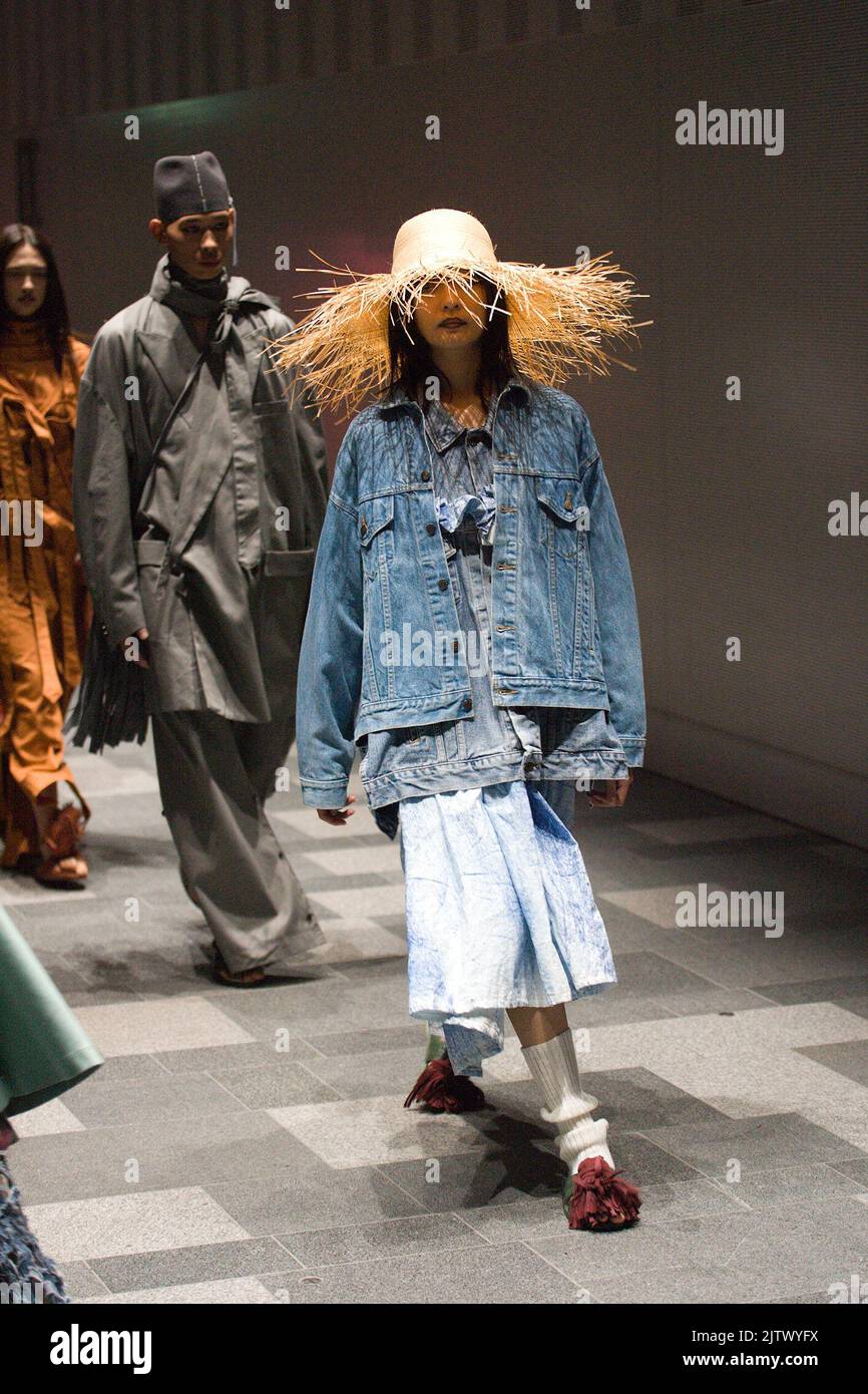 Tokyo, Japan. 1st Sep, 2022. Runway model, September 1, 2022 - Fashion ...
