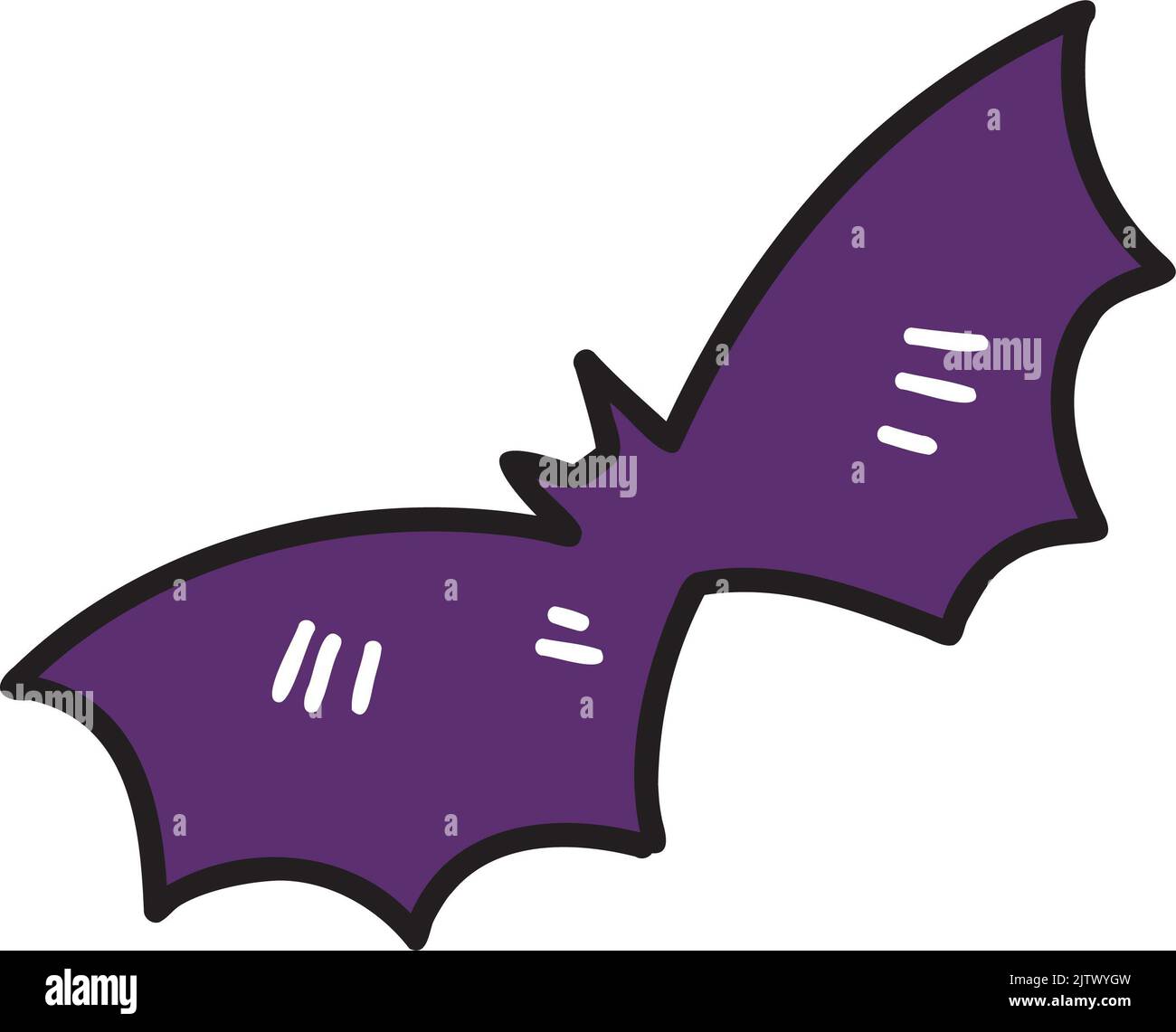 Hand Drawn halloween bat illustration on transparent background Stock Photo - Alamy