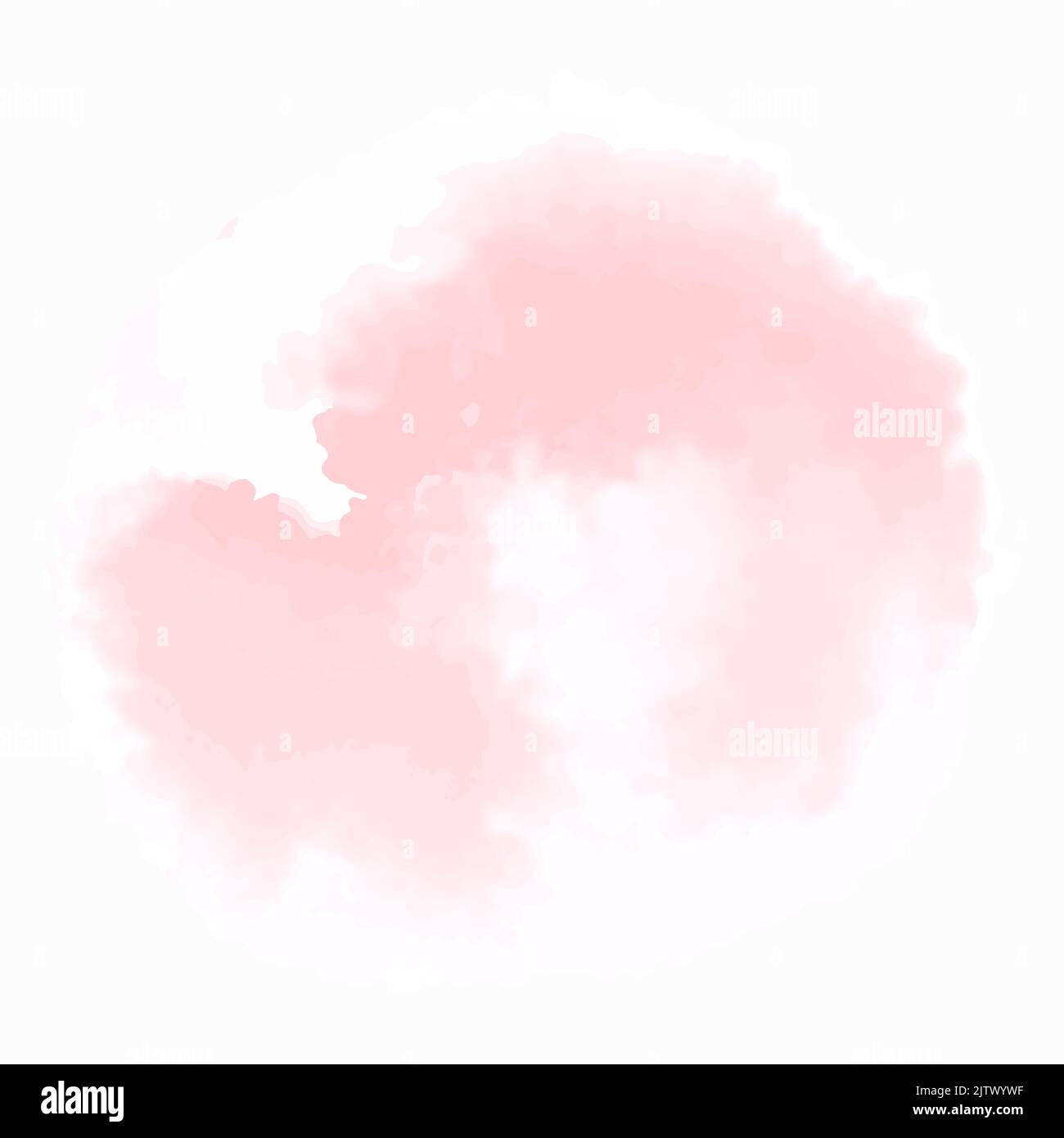 watercolor blot with smudge drips and stains, hand drawn vector element ...