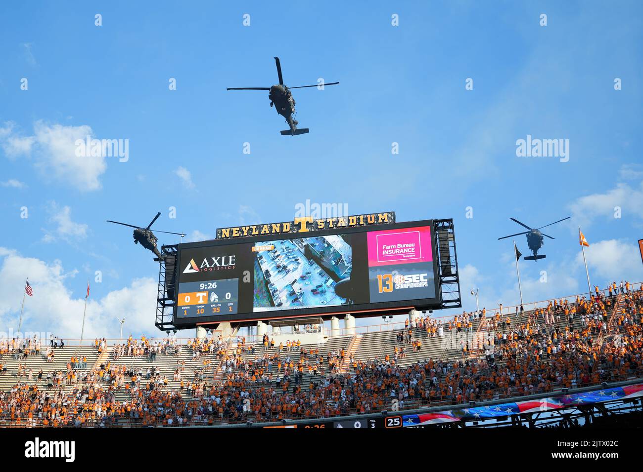 September 1, 2022: a flyover before the NCAA football game between the ...