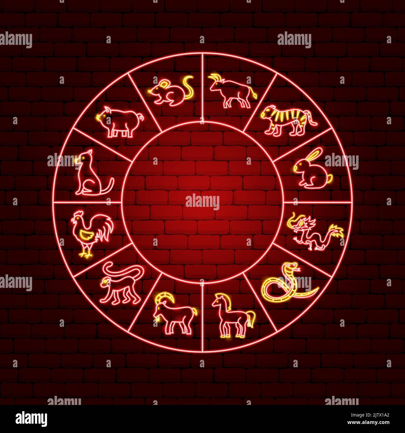 Red chinese lunar dog Stock Vector Images - Alamy
