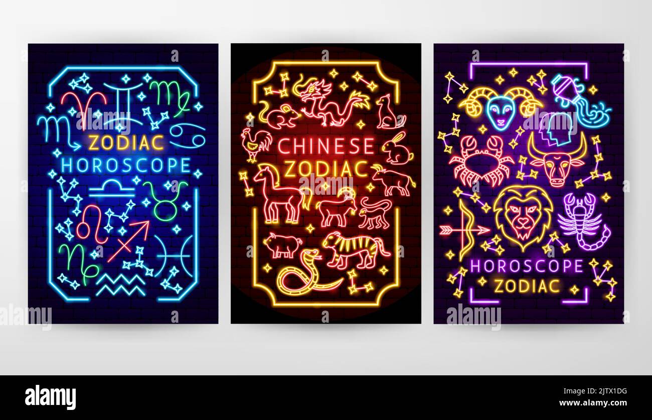 Zodiac Flyer Concepts Stock Vector Image & Art - Alamy