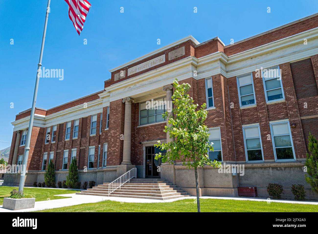 The front of the Juab County Courthouse in Nephi, Utah, USA Stock Photo ... The front of the Juab County Courthouse in Nephi, Utah, USA Stock Photo ...
