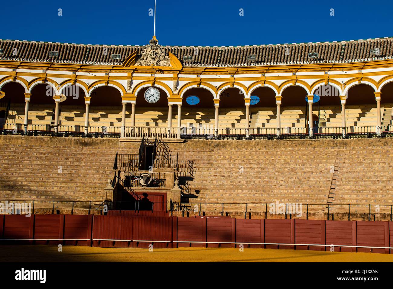 Seville, Spain - September 01, 2022 Plaza de Toros de Seville, The ...