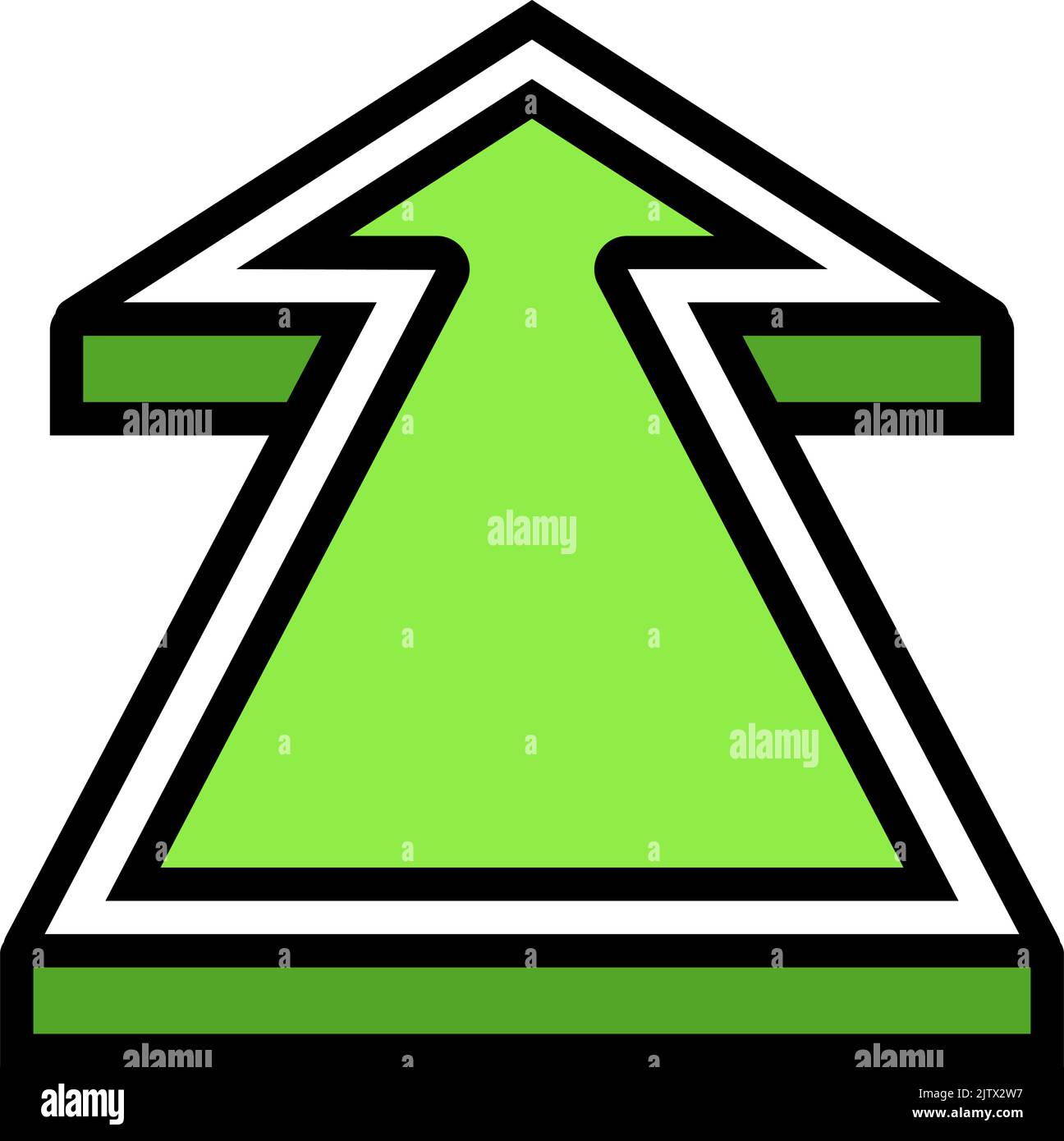 forward arrow color icon vector illustration Stock Vector Image & Art ...