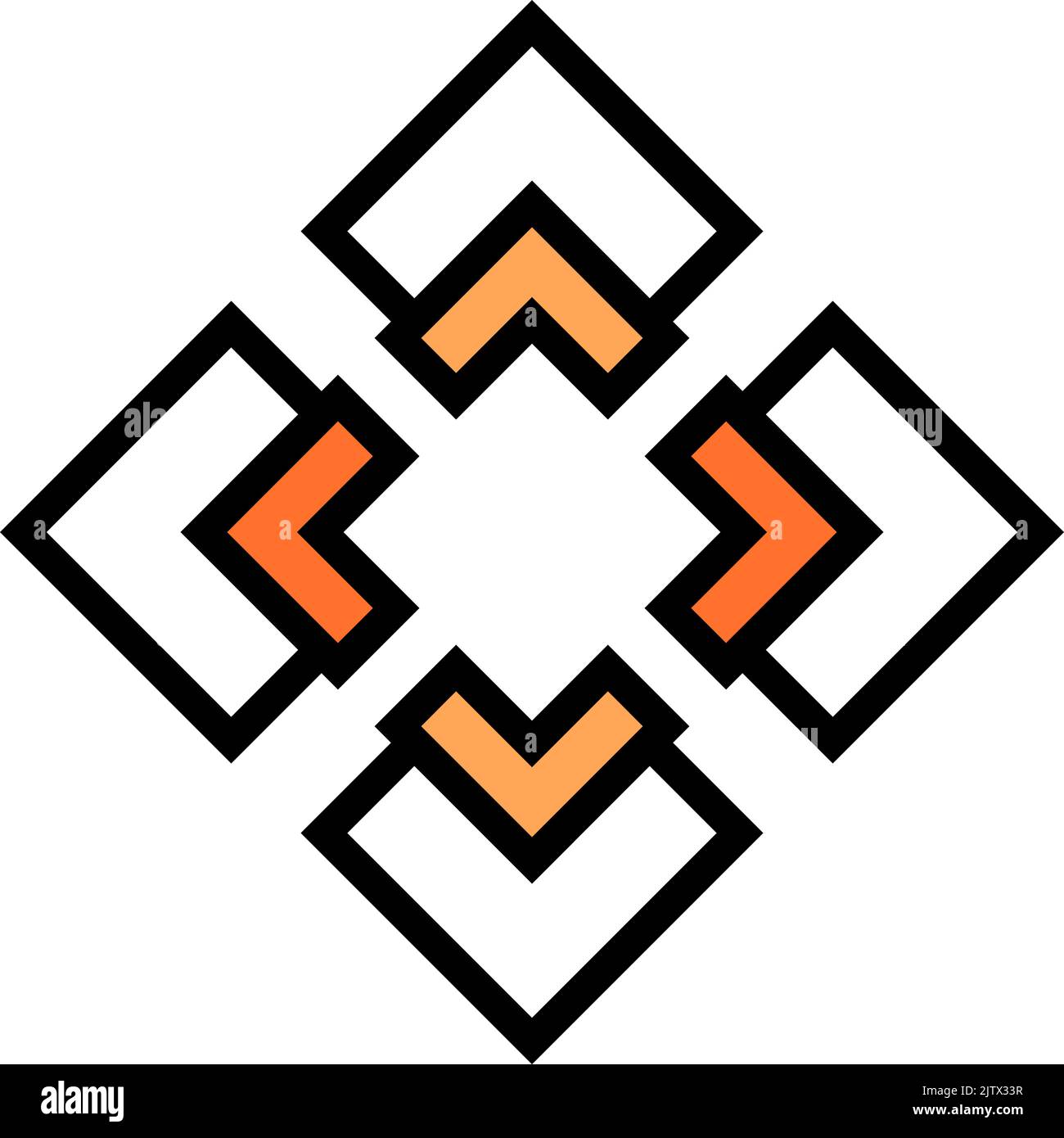 app ui arrow color icon vector illustration Stock Vector Image & Art ...