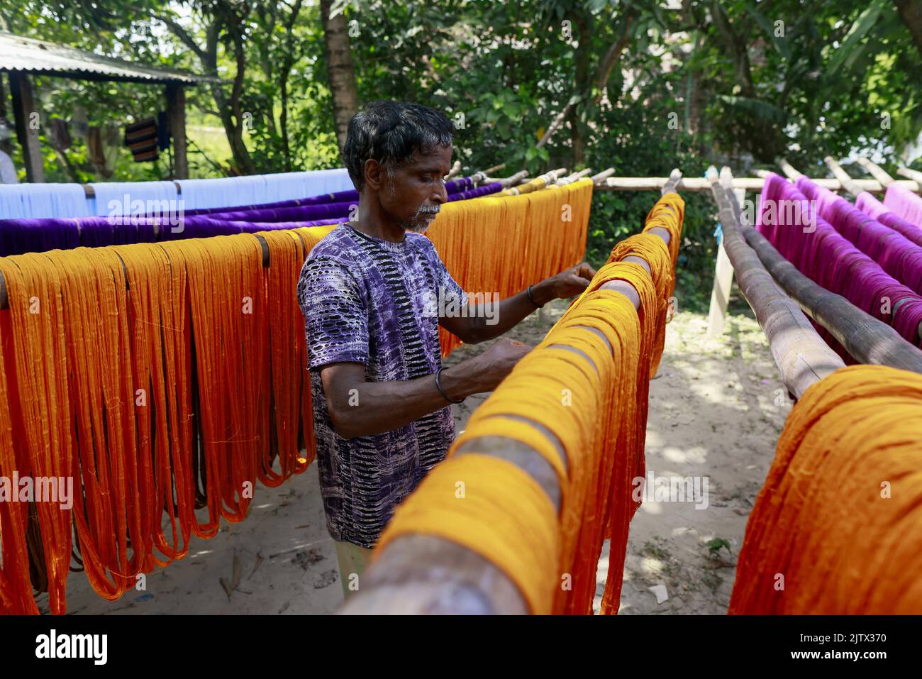 Cotton lungi hi-res stock photography and images - Alamy
