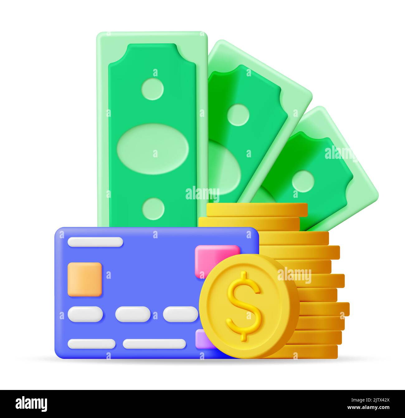 3d rendering dollar symbol Stock Vector Images - Alamy