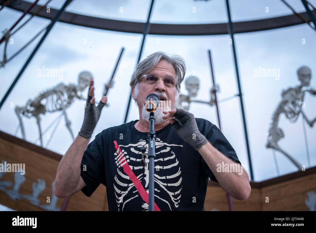 London, UK. 1st September 2022. Charon Wheel: 32ft rotating zoetrope ...