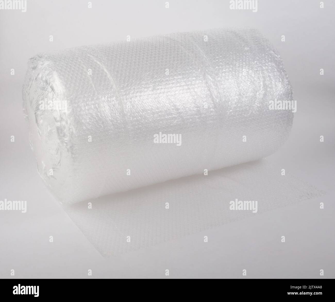 Roll of shockproof material Polyethylene foam Air bubble isolated on ...