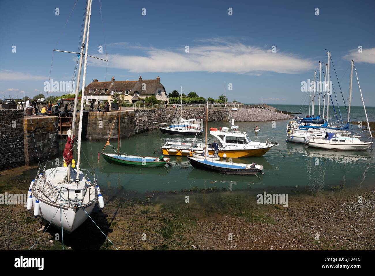 Quay cottage porlock weir hi-res stock photography and images - Alamy