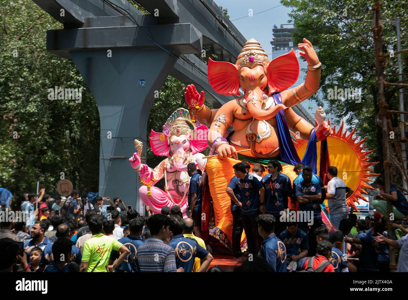 The image of Ganapati Idols was taken in Mumbai, India Stock Photo - Alamy