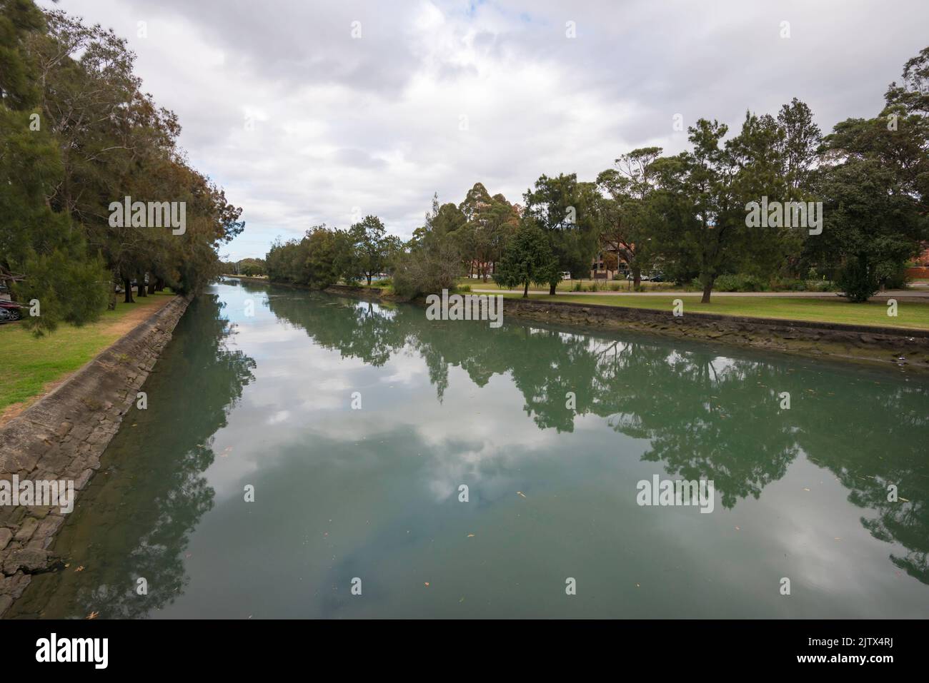 Hawthorne Canal, built in 1891 following agitation in the NSW ...