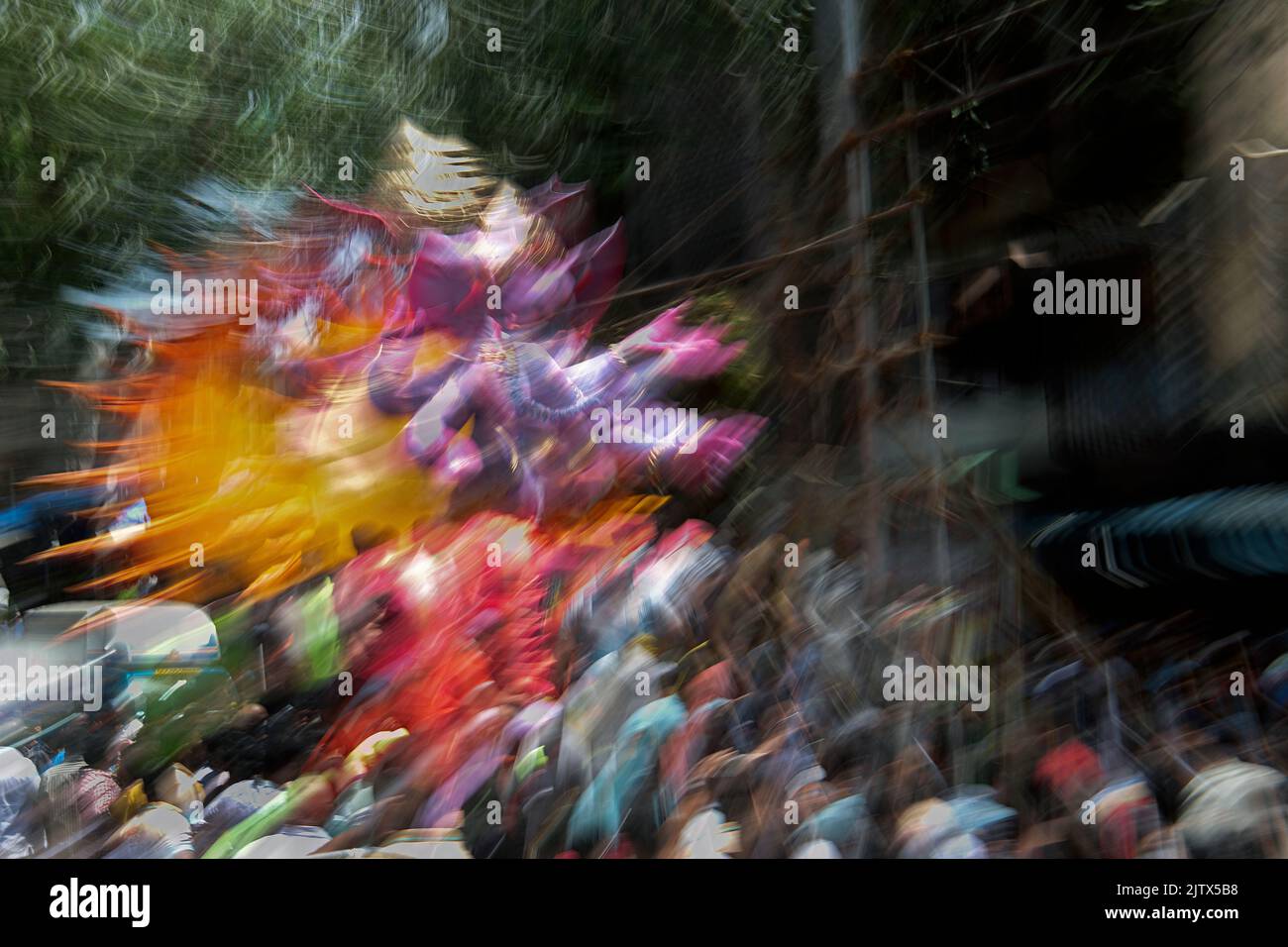 The fine art image of Famous Tejukaya Ganpati was taken in Mumbai ...