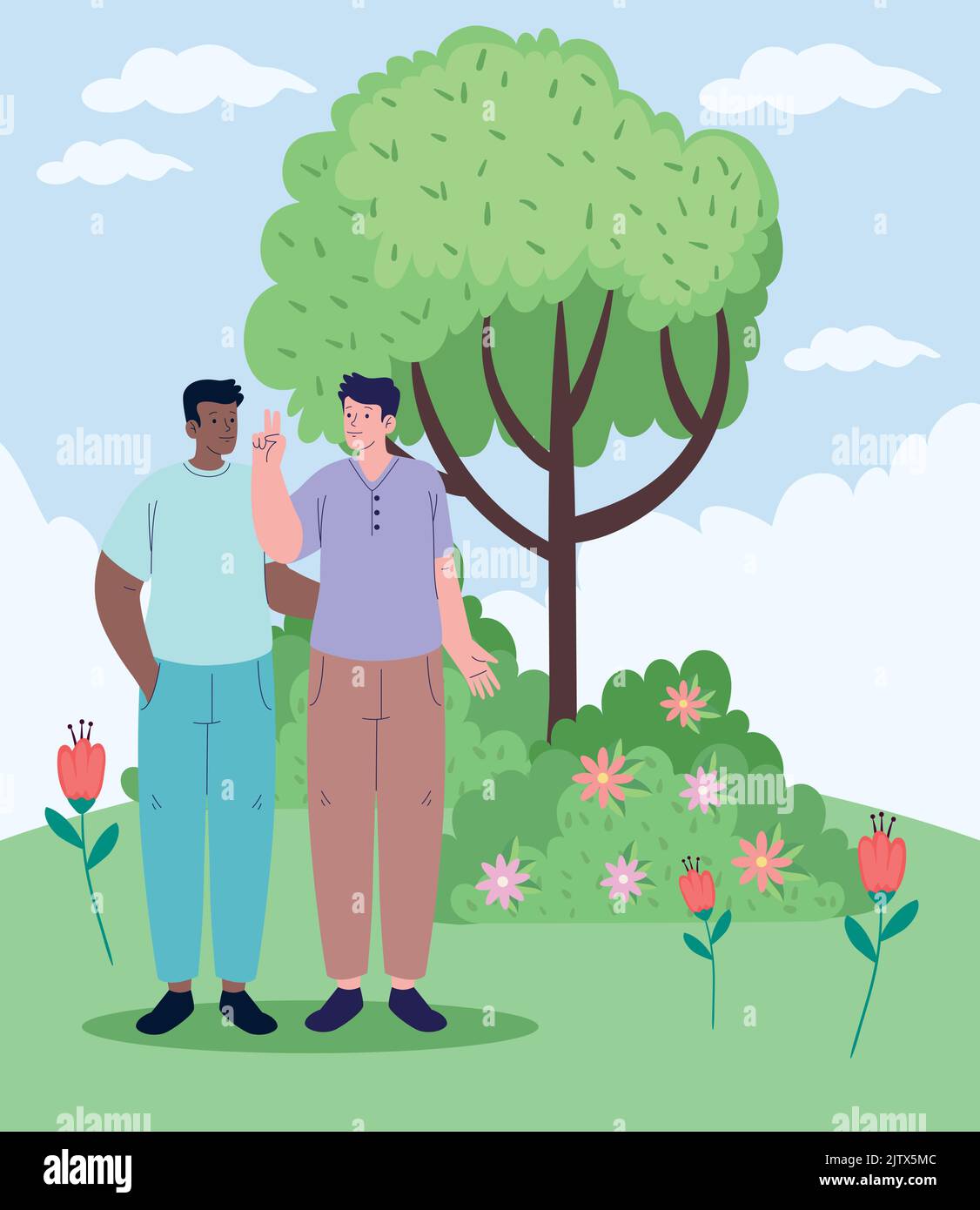 Friendships Stock Vector Images - Alamy