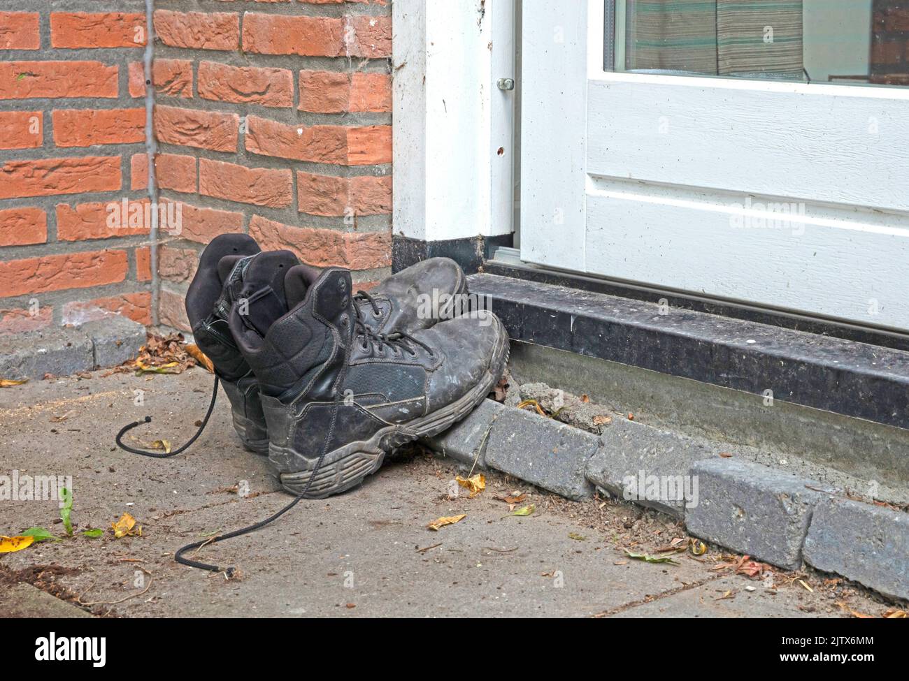 Taking off shoes in house hi-res stock photography and images - Alamy
