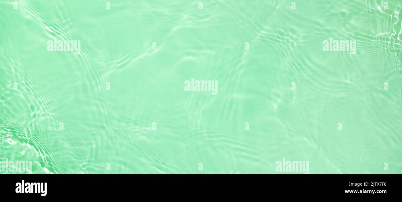 banner background transparent green clear water wave surface texture ...