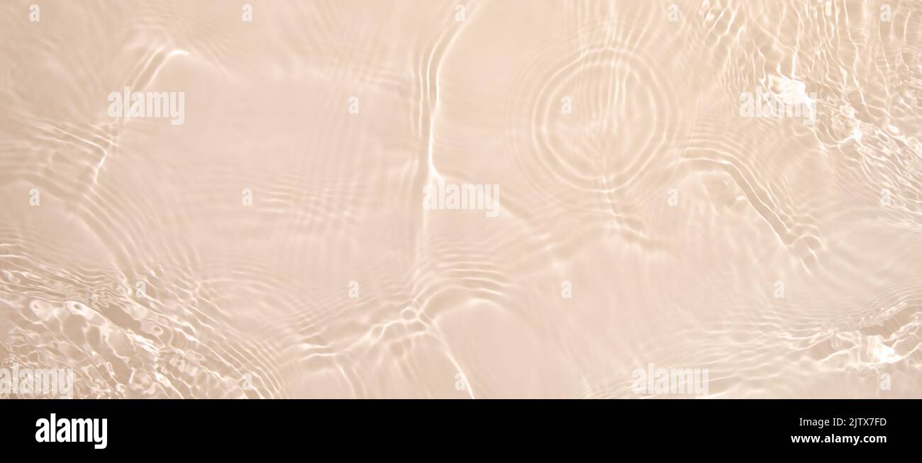 banner background transparent beige clear water wave surface texture ...