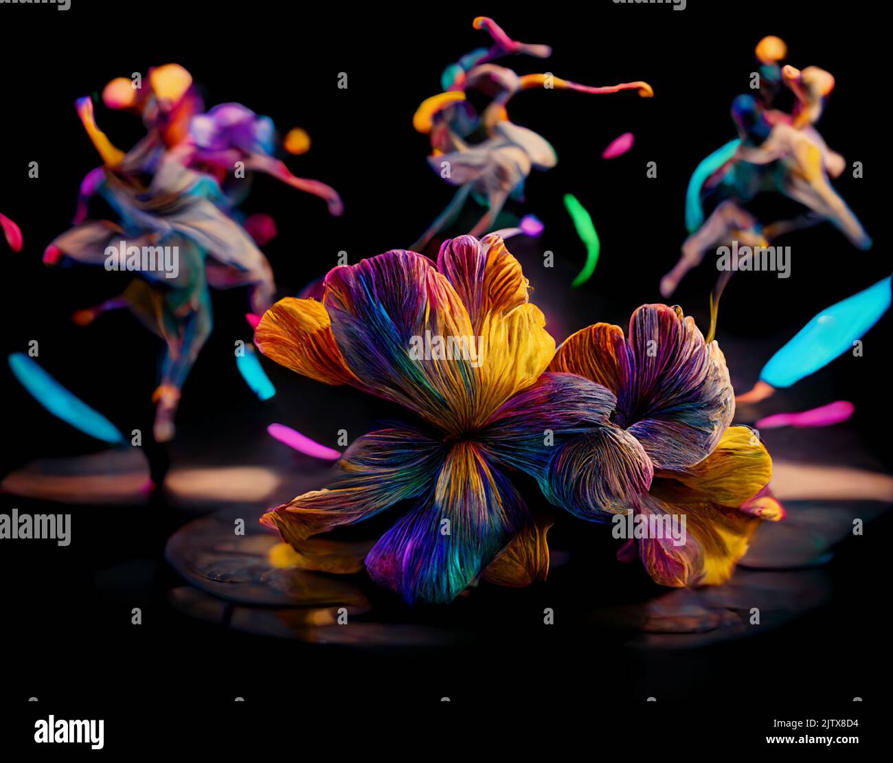 Black background behind the figures hi-res stock photography and images ...