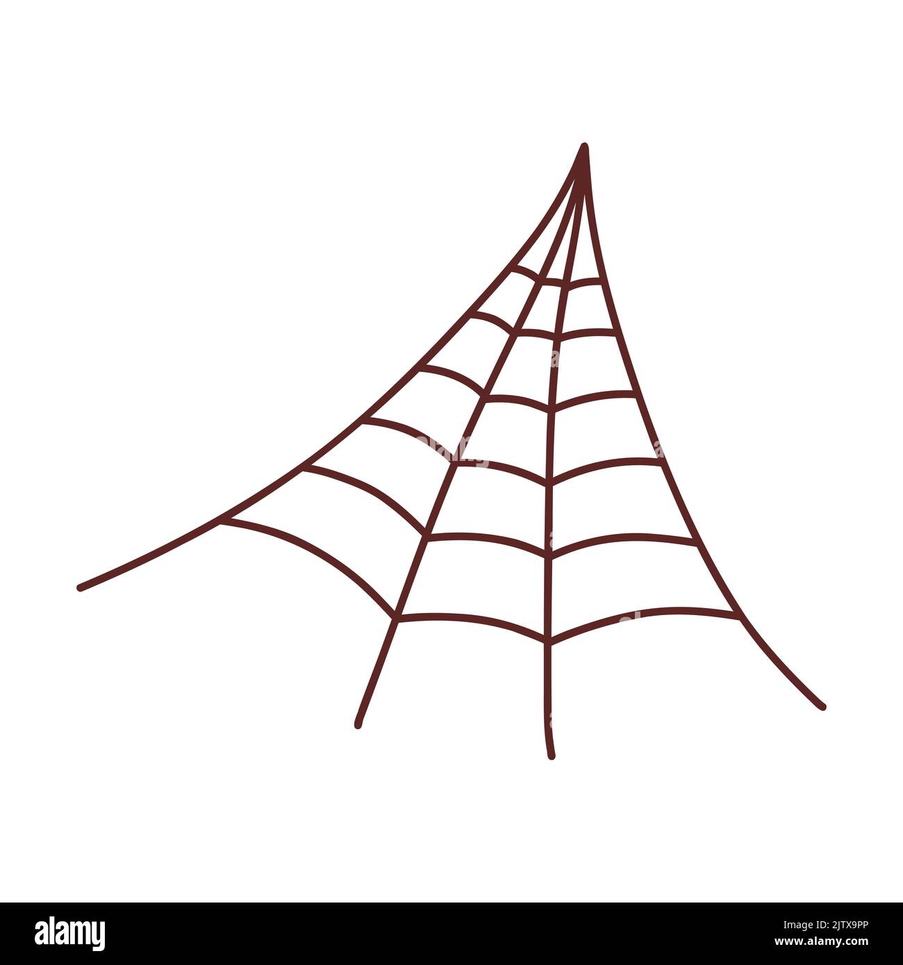 Web spider cobweb. Halloween element. Trick or treat concept. Vector ...