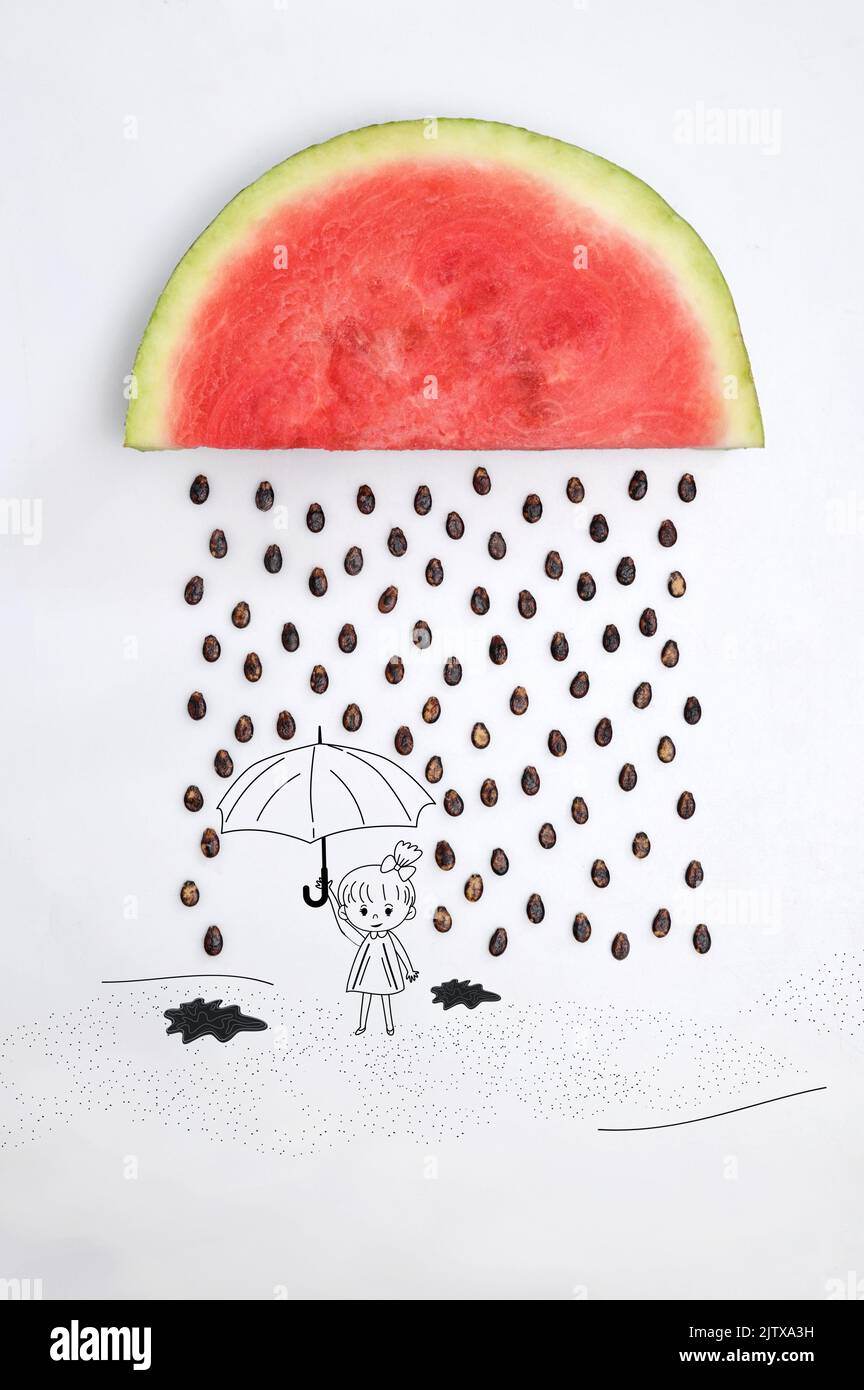 Rain and watermelon hi-res stock photography and images - Alamy