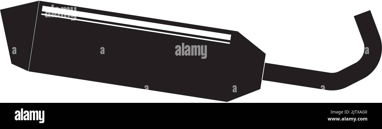 Motorcycle exhaust vector image, this image can be used for exhaust ...