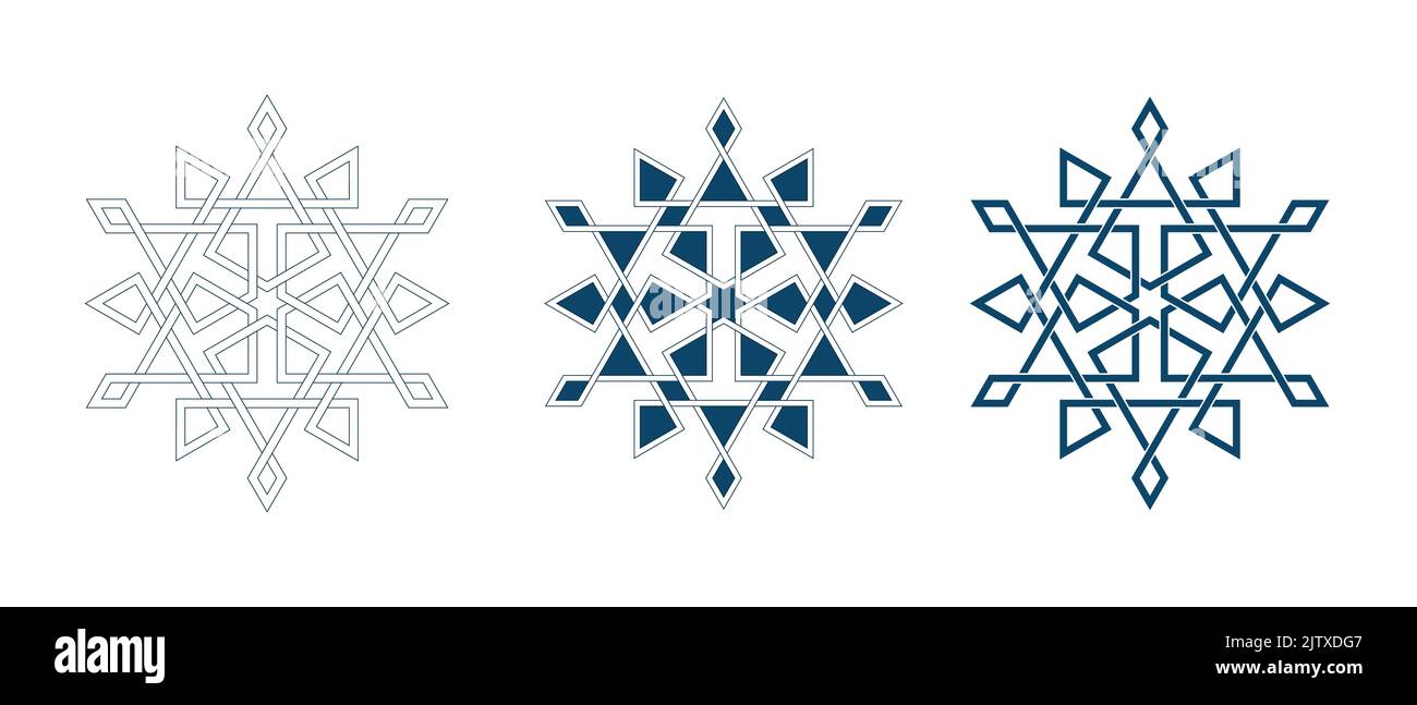 Persian geometric mosaic rosettes for Ramadan card Stock Vector Image ...