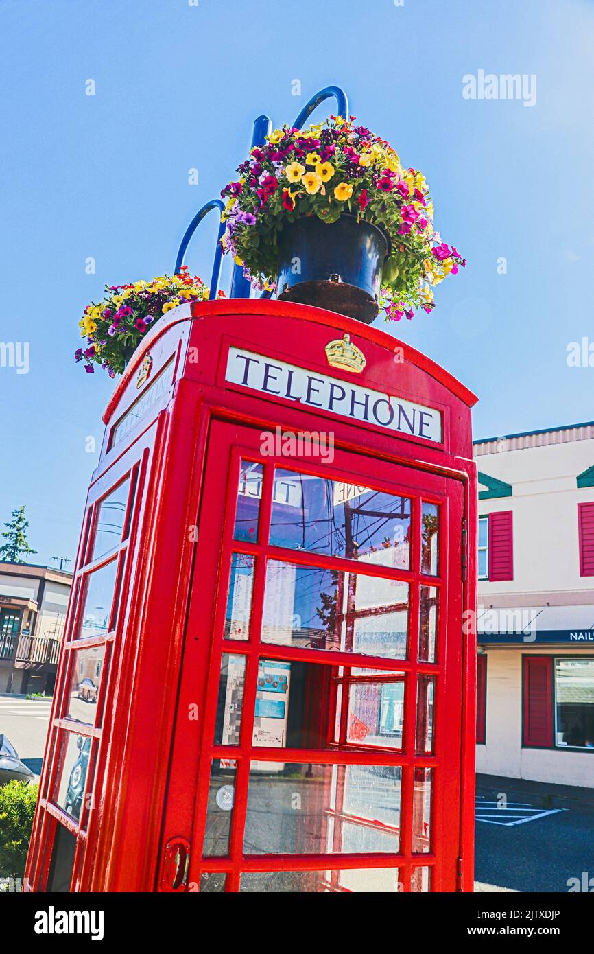 K2 kiosk red telephone box hi-res stock photography and images - Alamy