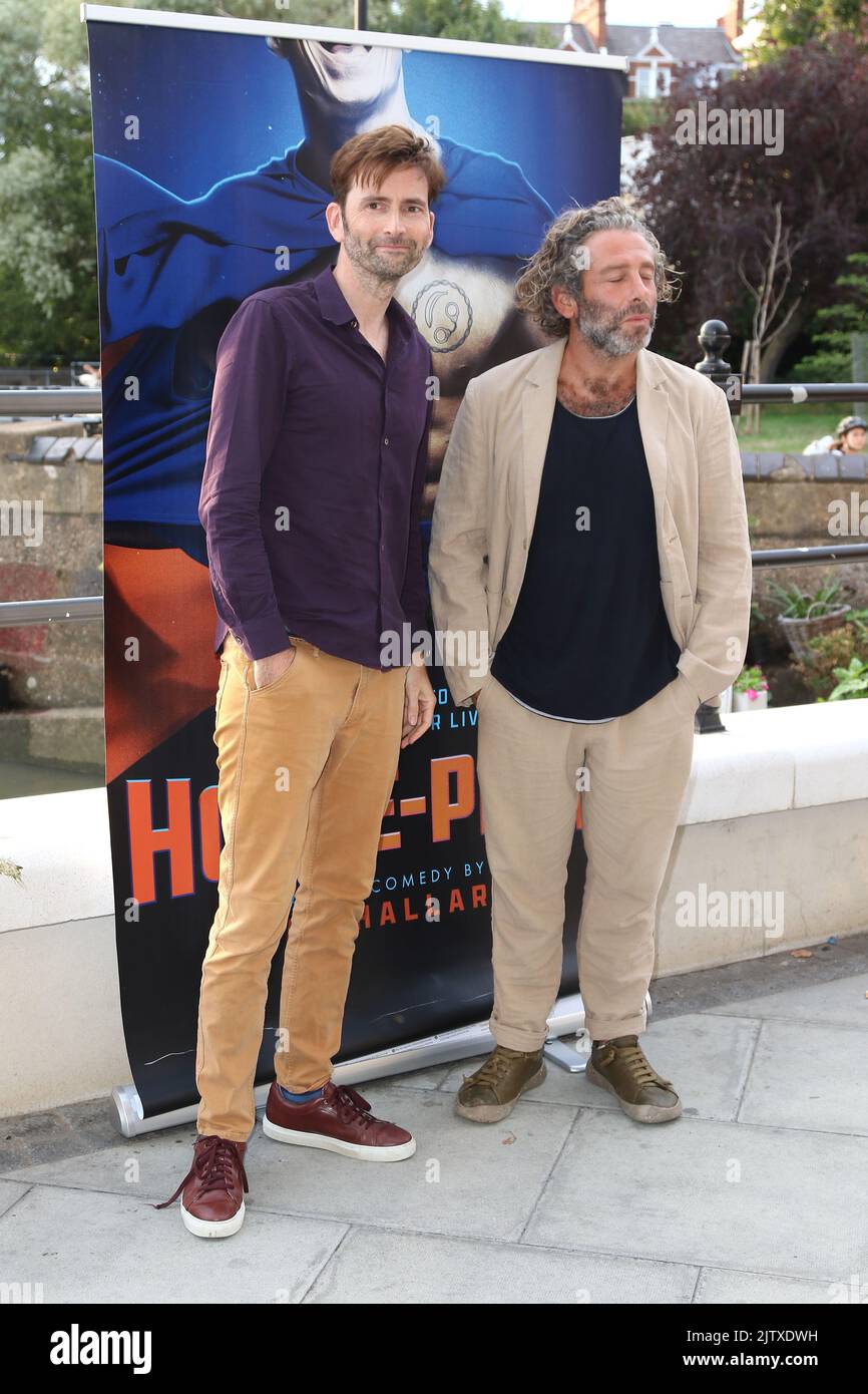 David Tennant and Elliot Levy, Horse-Play Press night, Riverside ...
