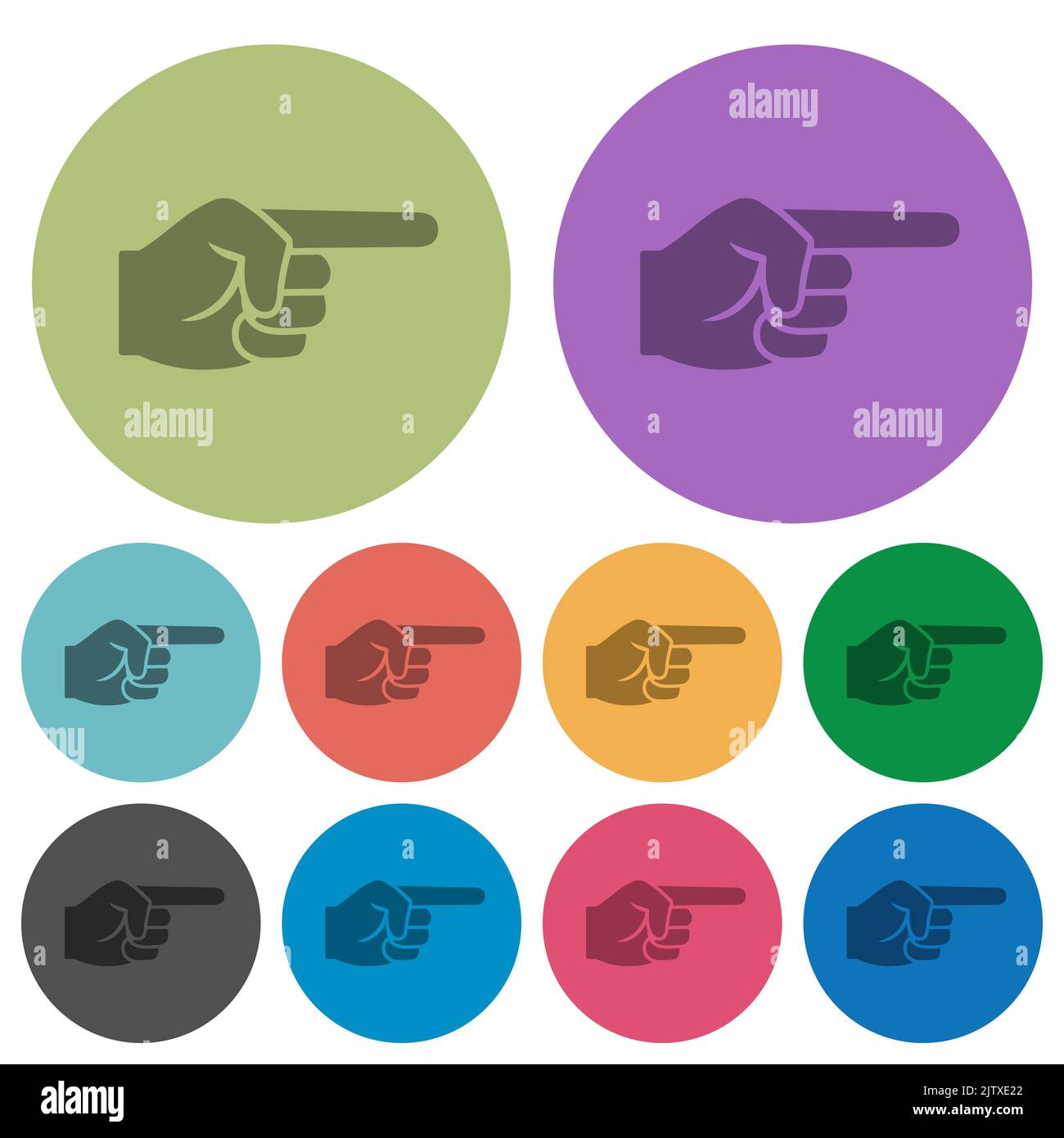 Pointing following Stock Vector Images - Alamy