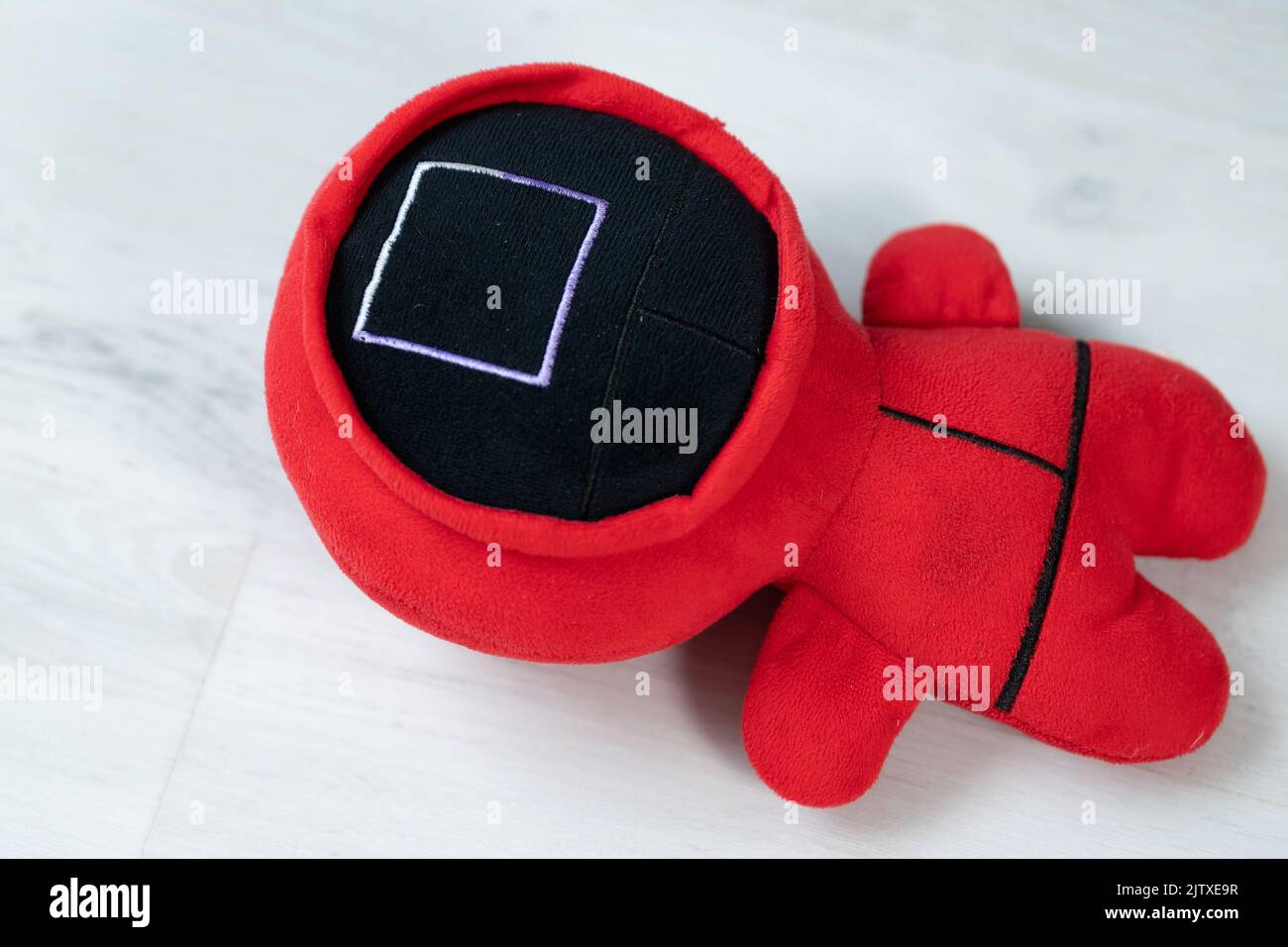 Soft toy from the movie squid game, toy with a square sign, children's ...