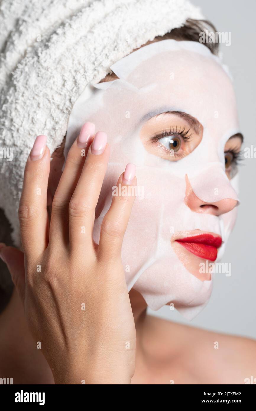 Mask fabric aging hi-res stock photography and images - Alamy