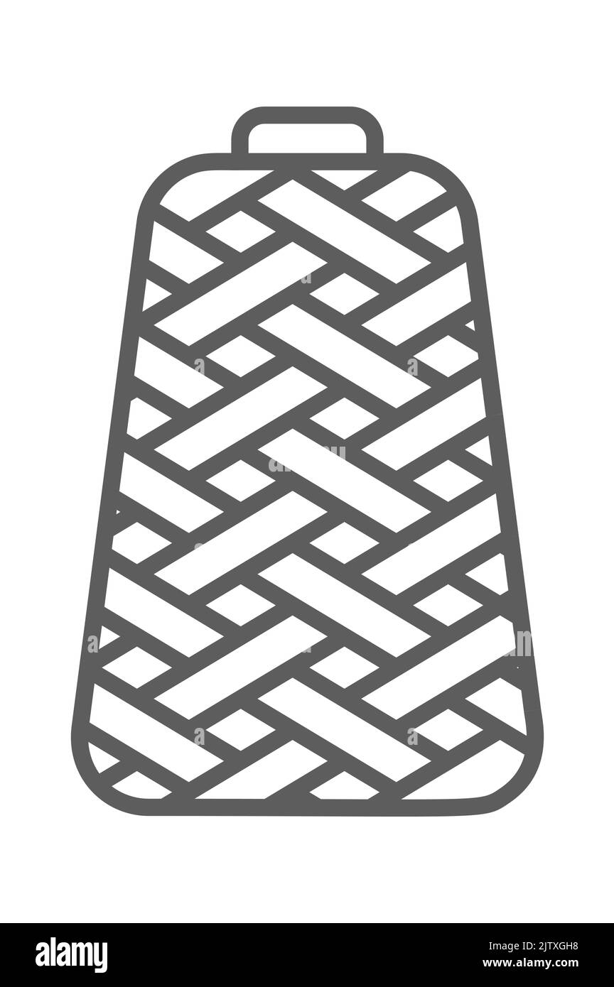 Cotton Yarn Cone Clipart