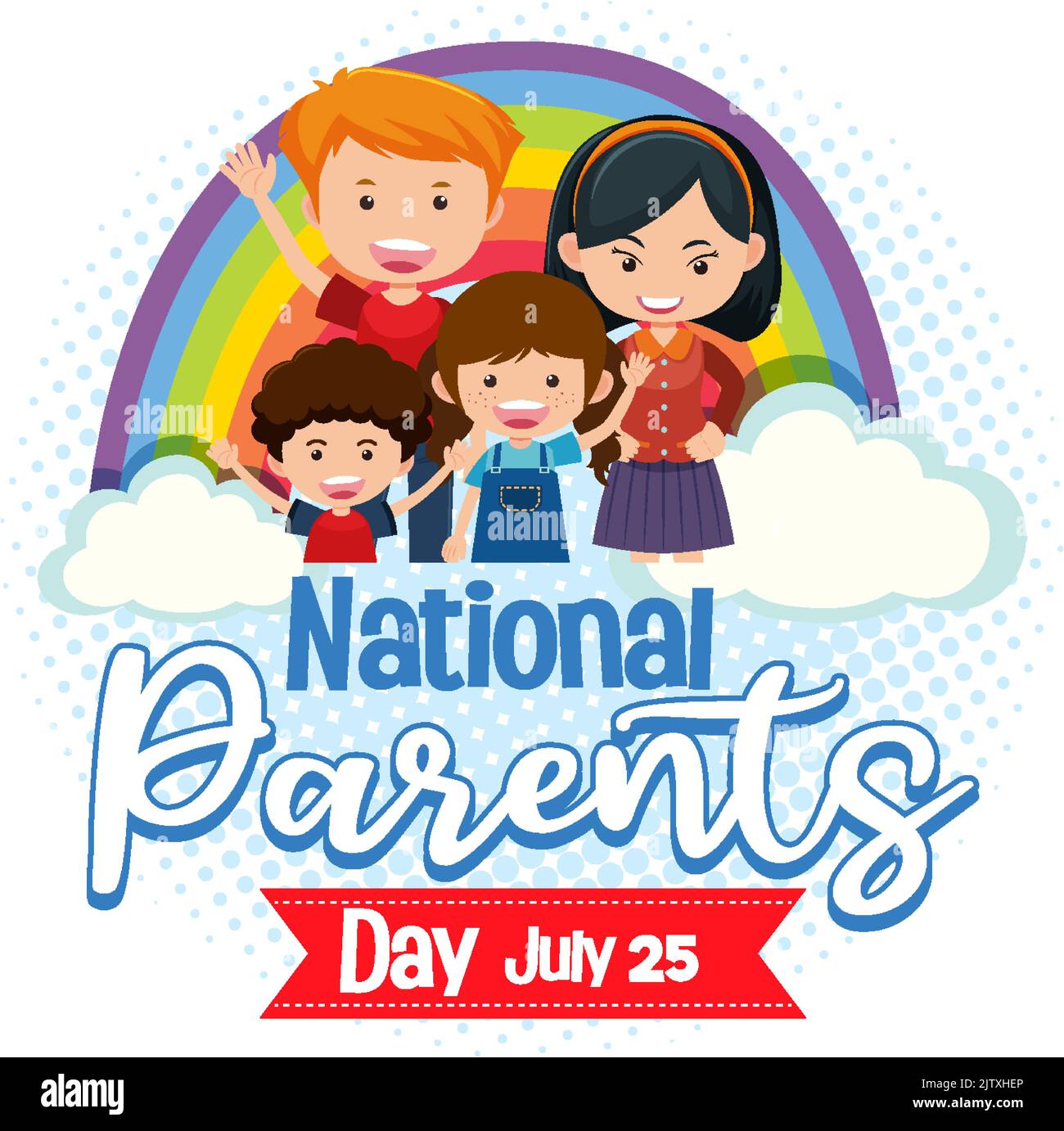 National Parents Day poster design illustration Stock Vector Image ...