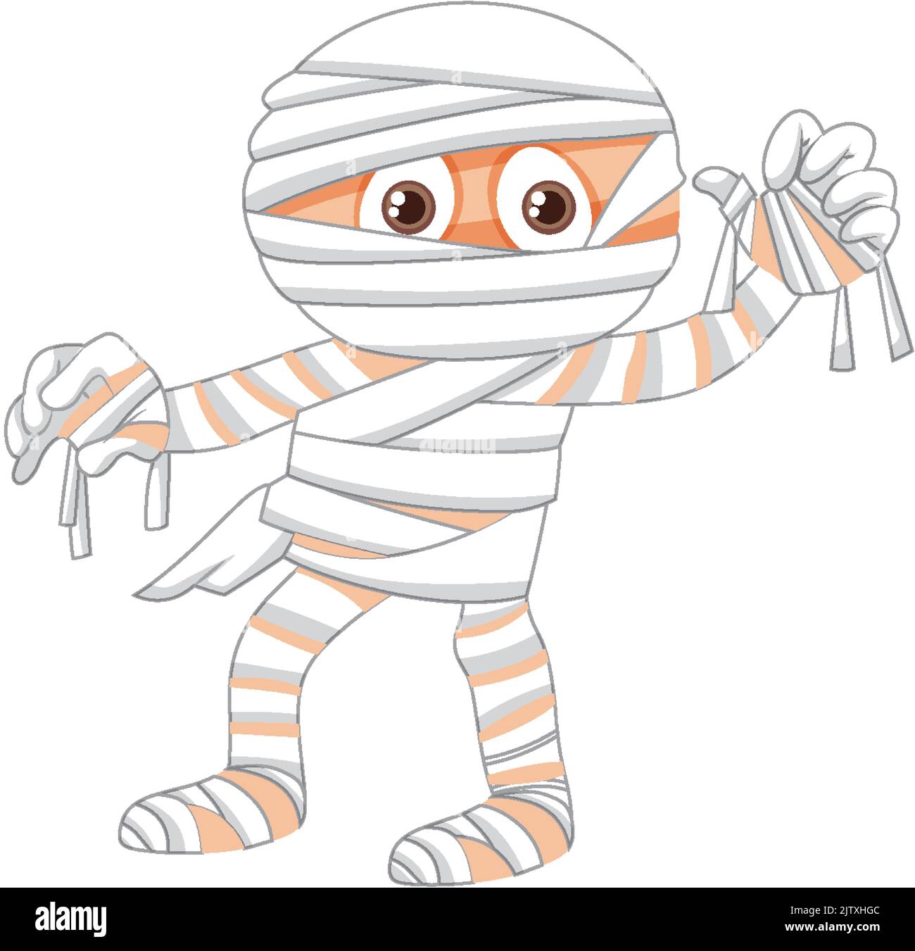 Mummy kid cartoon character illustration Stock Vector Image & Art - Alamy