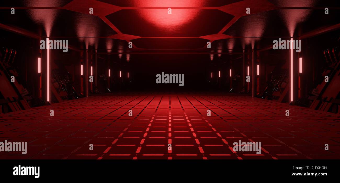 Science background fiction interior rendering sci-fi spaceship ...