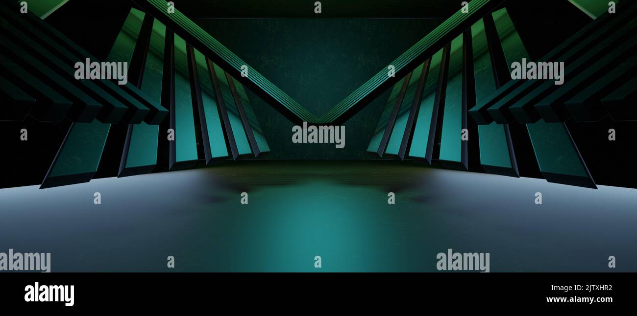 Abstract Futuristic Frame In Cyber Space Fantastic Scene In Virtual ...