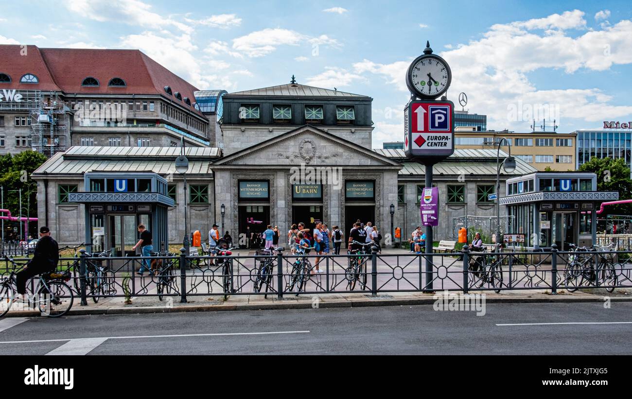 U Wittenbergplatz Underground U-Bahn railway station serves U1,U2 & U3 ...