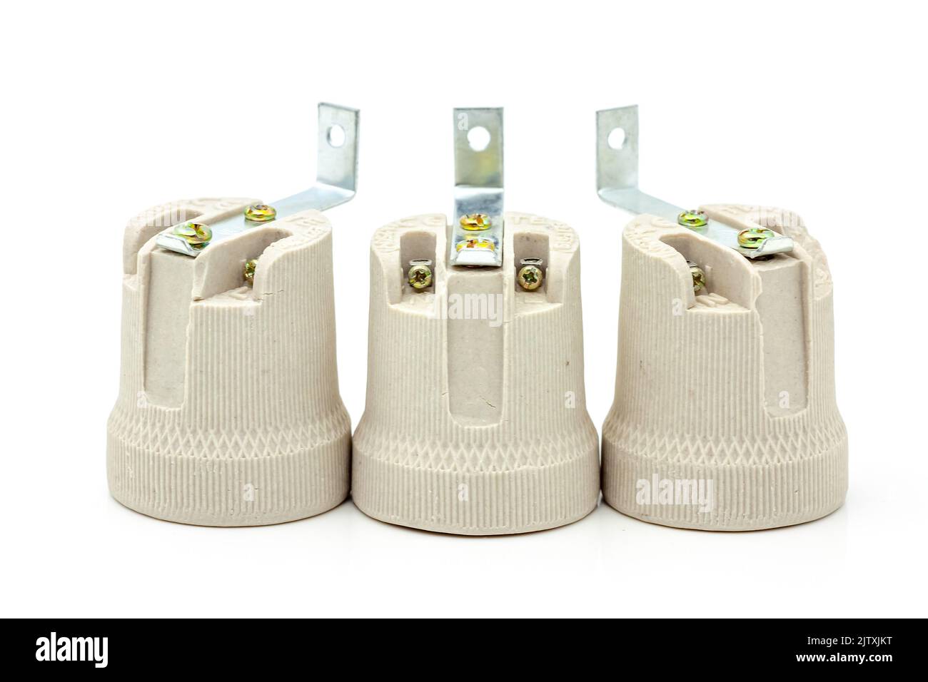 Retro ceramic socket Cut Out Stock Images & Pictures - Alamy