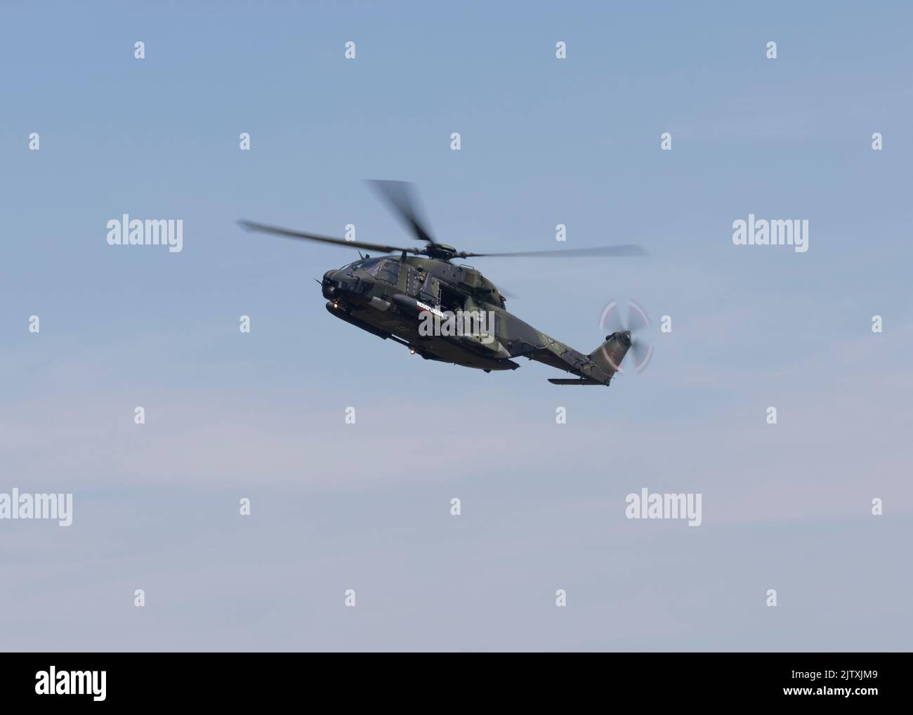 NHIndustries NH90 multi-role helicopter displaying at the 2022 Royal ...