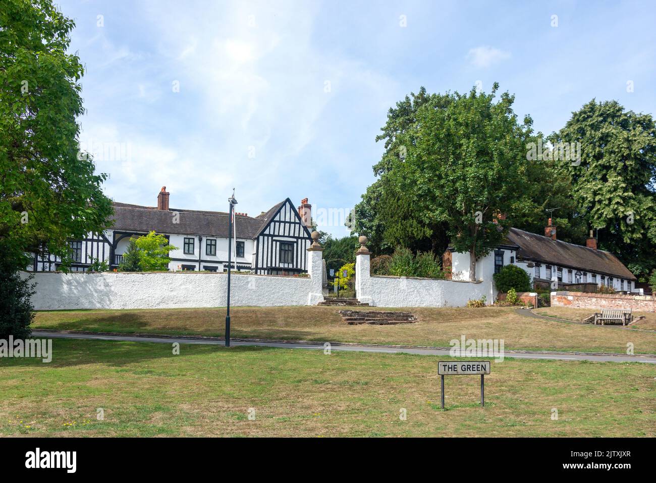 The Green, Mancetter, Warwickshire, England, United Kingdom Stock Photo ...
