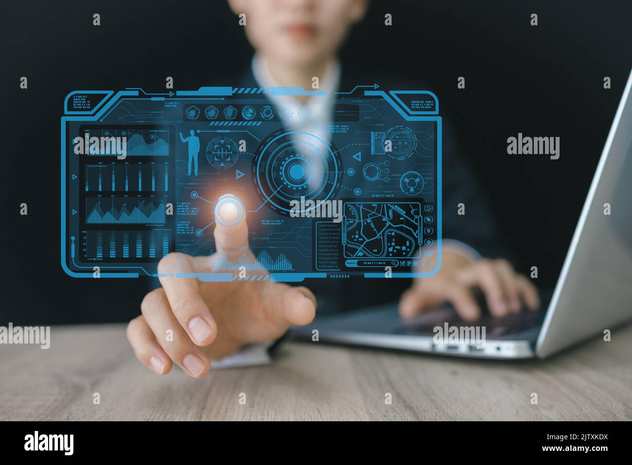 New technology bigdata and business process strategy, customer service ...