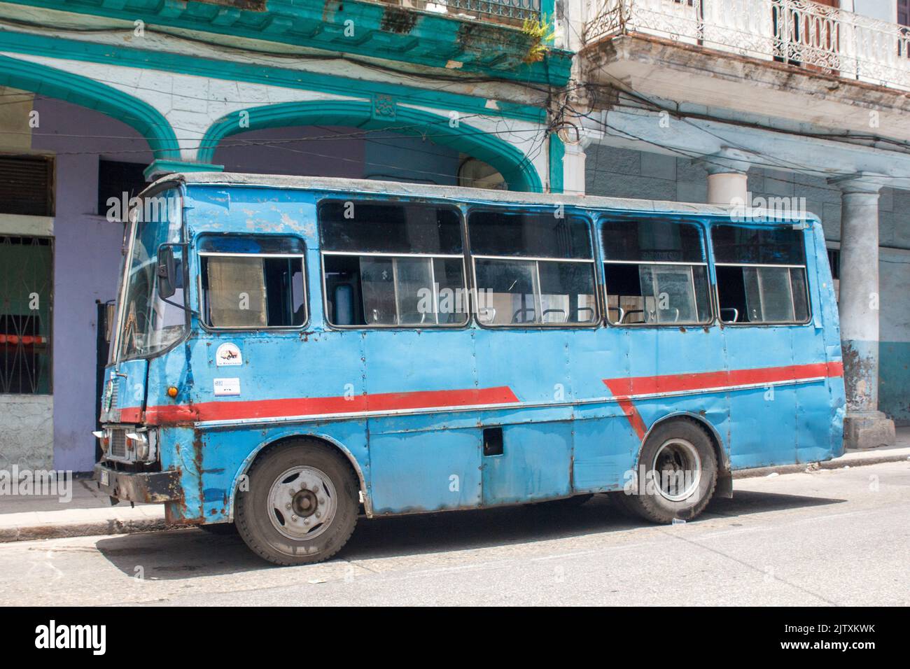 Obsolete Giron bus in Havana, Cuba, 2022 Stock Photo - Alamy