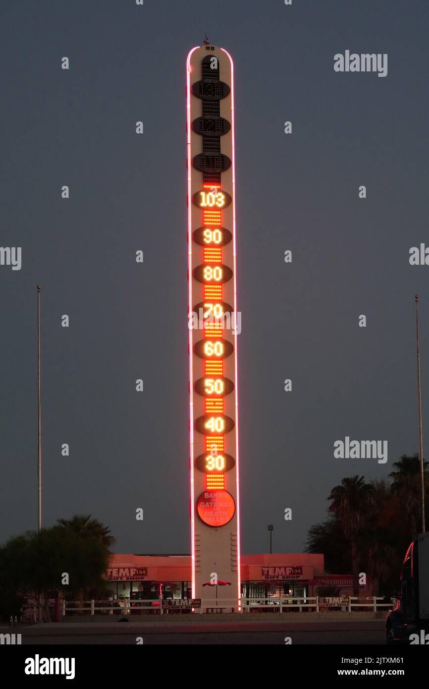 The World's Tallest Thermometer reads 103 degrees, Thursday, Sept. 1 ...