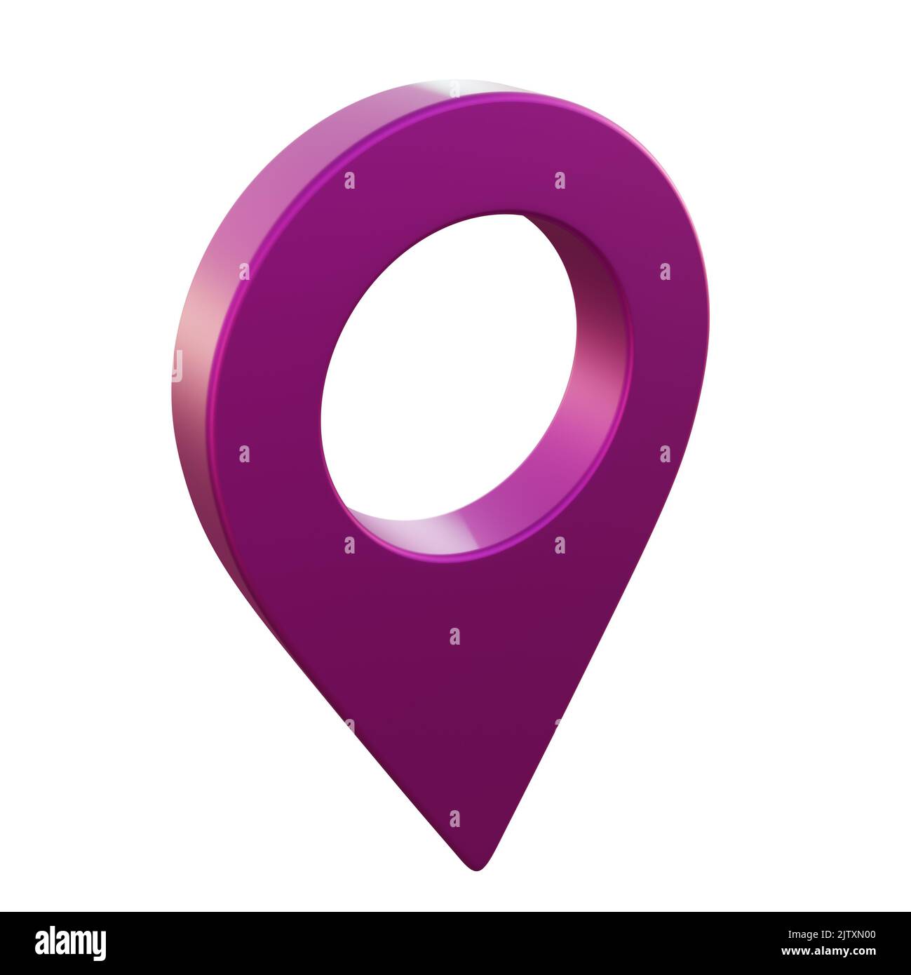 3d render location icon Cut Out Stock Images & Pictures - Alamy