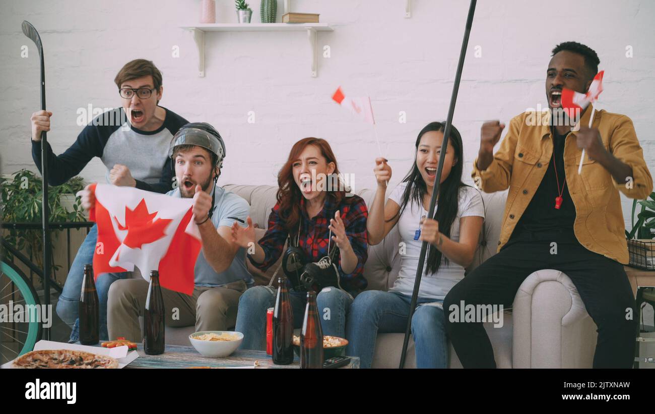 Canadian olympic fan hi-res stock photography and images - Alamy