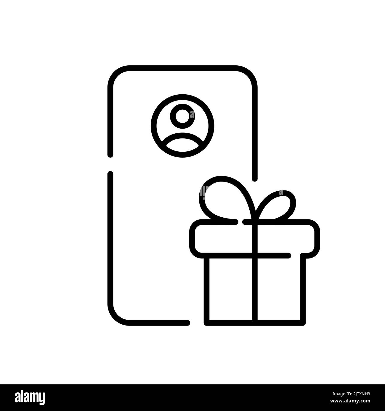 Receiving a package Stock Vector Images - Alamy