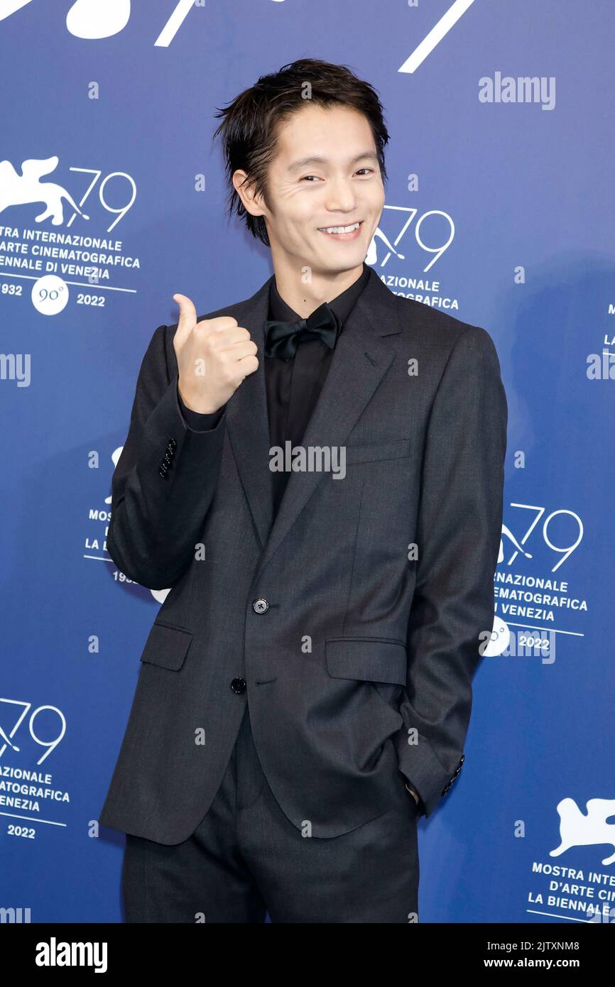 Masataka Kubota poses at the photocall of 'Aru Otoko' during the 79th ...